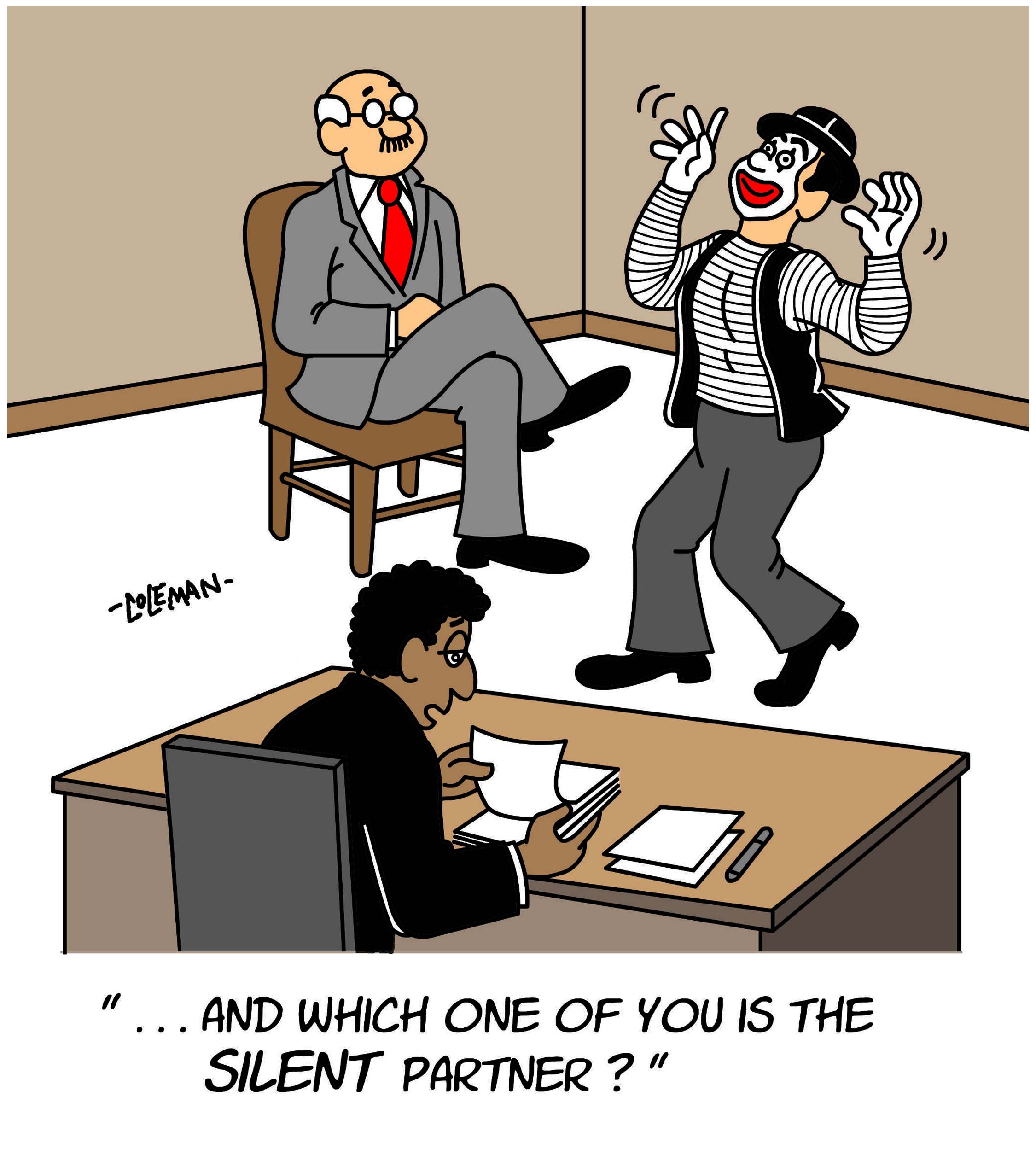 Colemantoons - Funny Gag Cartoons by Ron Coleman